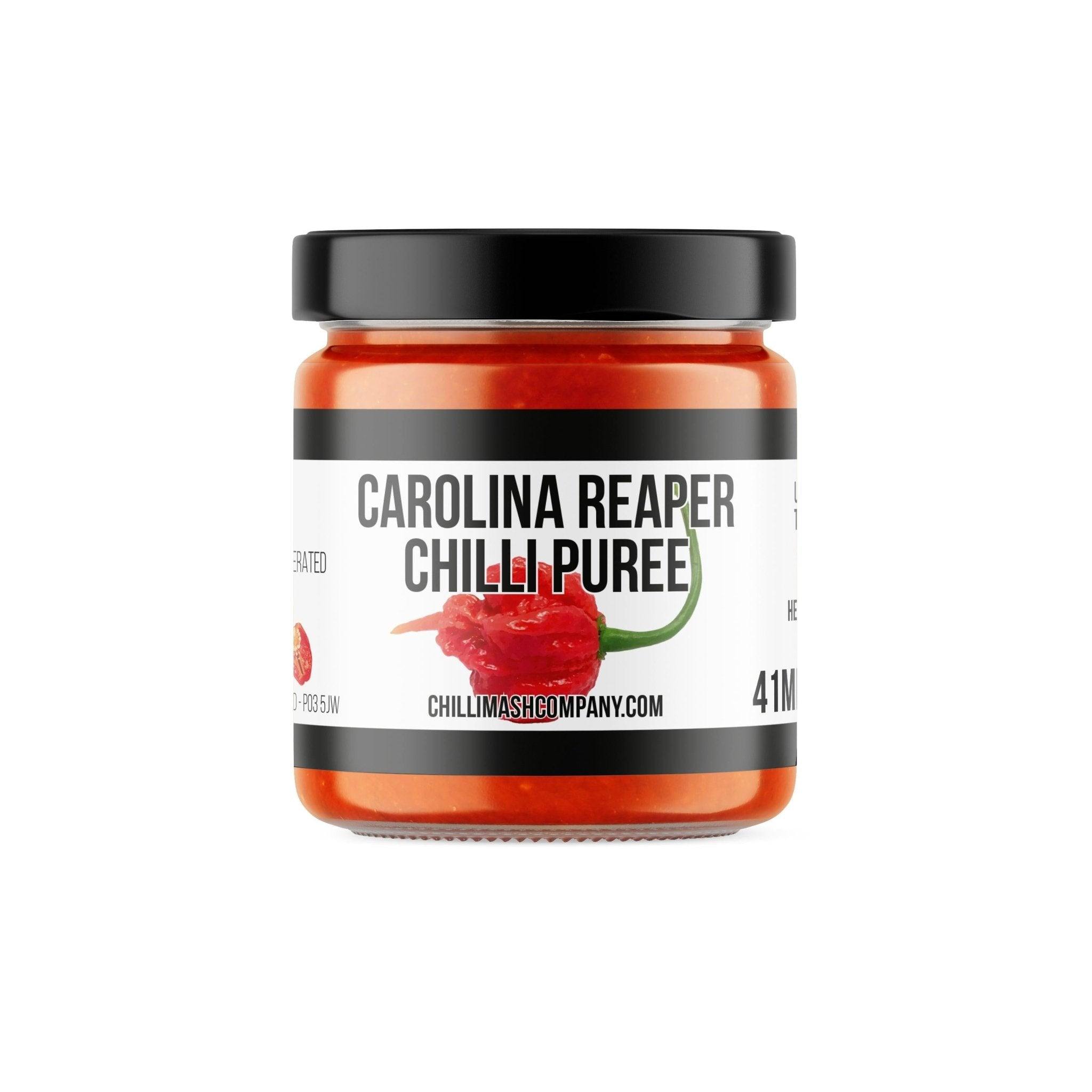 Carolina Reaper Chilli Puree | 41ml | Chilli Mash Company | World's Ho